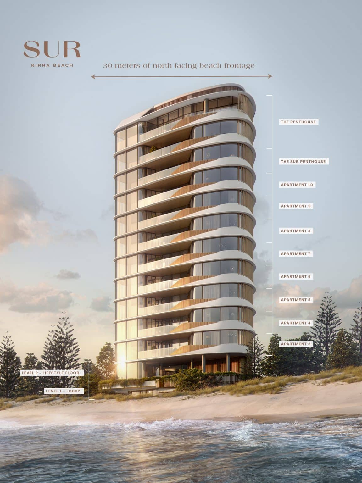 Sur Kirra Beach - Build Update - Cru Collective