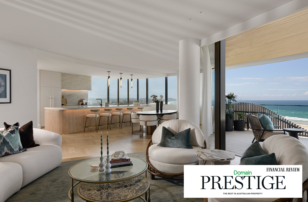 In The Press: Beachfront penthouse sets a style benchmark - Cru Collective
